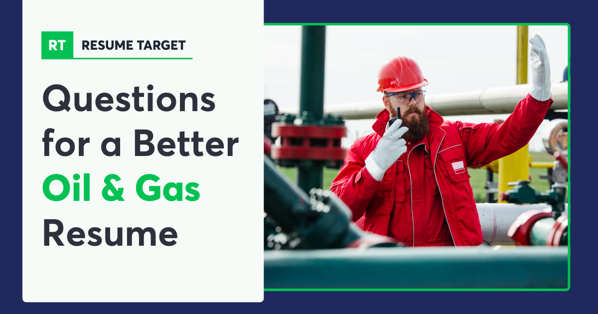 30 Oil & Gas Resume Samples that Land Interviews [PDG Resume Template ...