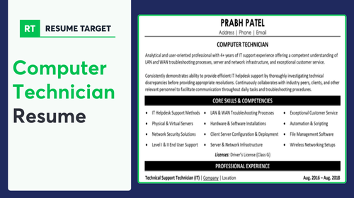 The Insider's Guide to Writing a Computer Technician Resume