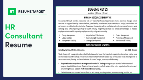 The Practical Guide to Creating an HR Consultant Resume