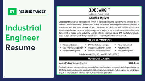 The Insider's Guide to Writing an Industrial Engineer Resume