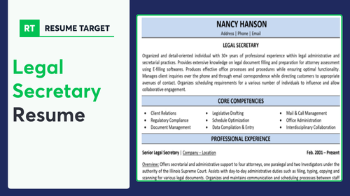 The Practical Guide to Getting Your Legal Secretary Resume Noticed!