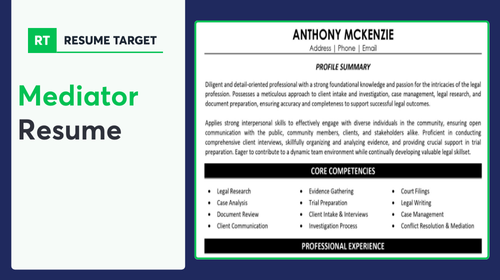 The Insider's Guide to Writing a Mediator Resume That Gets You Noticed!
