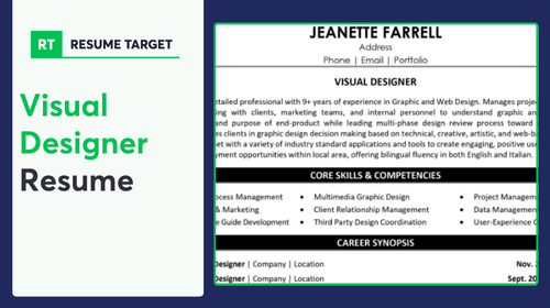 The Practical Guide to Writing a Visual Designer Resume