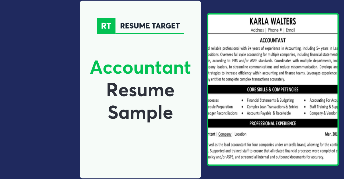 The Insider's Guide to Writing an Accountant Resume