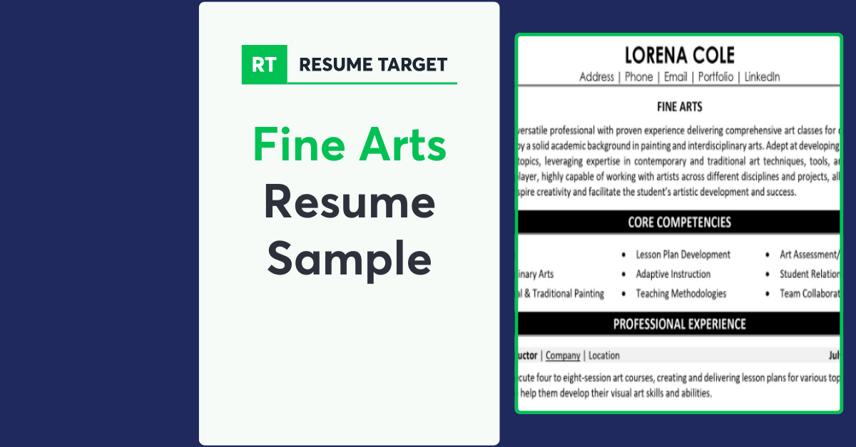 The Insider's Guide to Writing a Fine Arts Resume