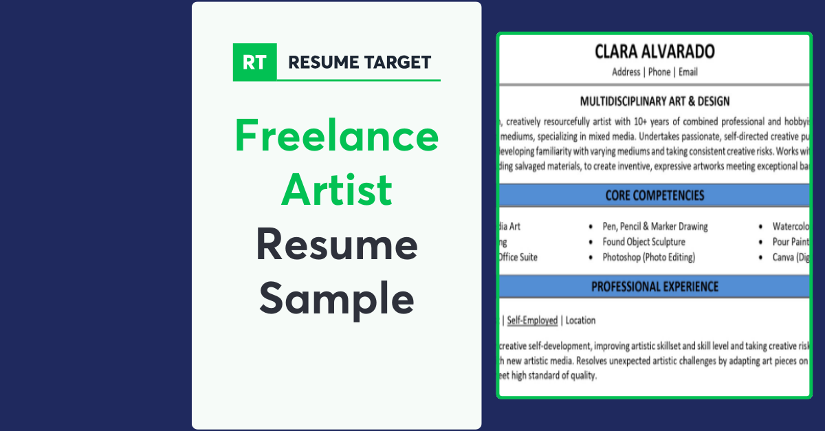 The Proven Framework to Writing a Freelance Artist Resume