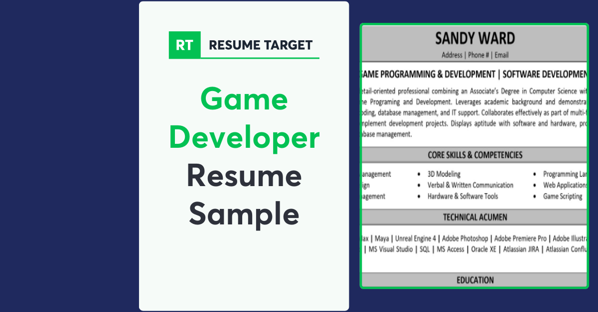 The Insider's Guide to Writing a Game Developer Resume