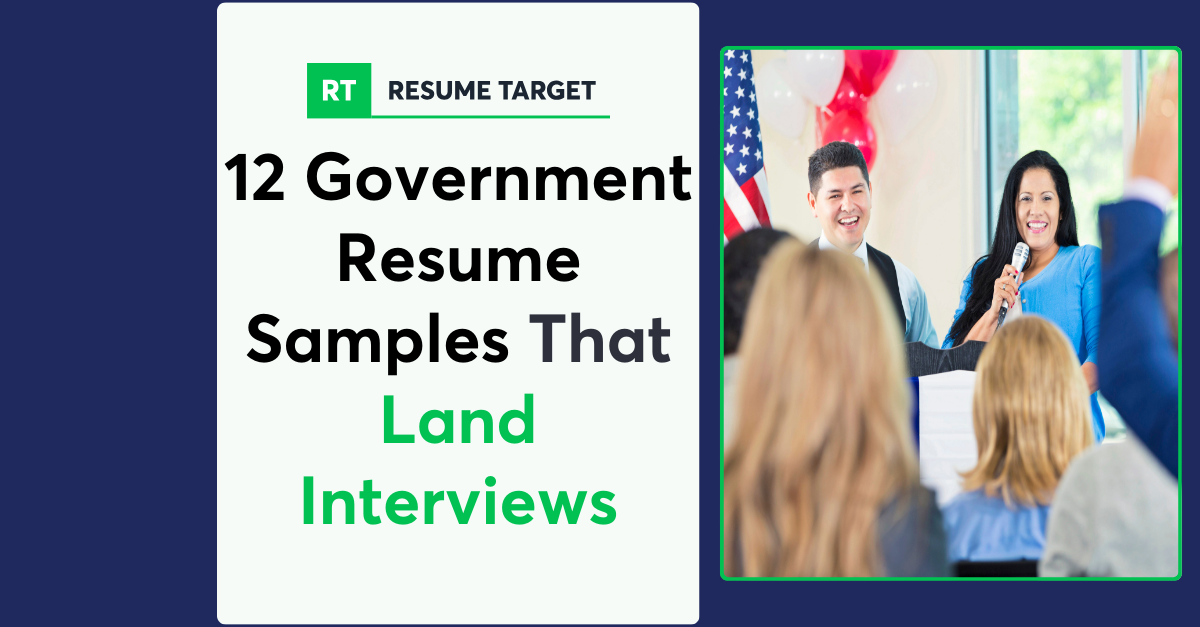 12 Government Resume Samples That Land Interviews in 2025 [PDF Resume ...