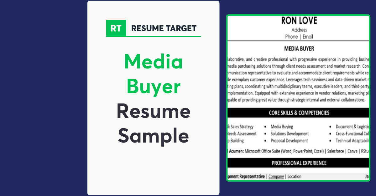 The Proven Framework to Writing a Media Buyer Resume