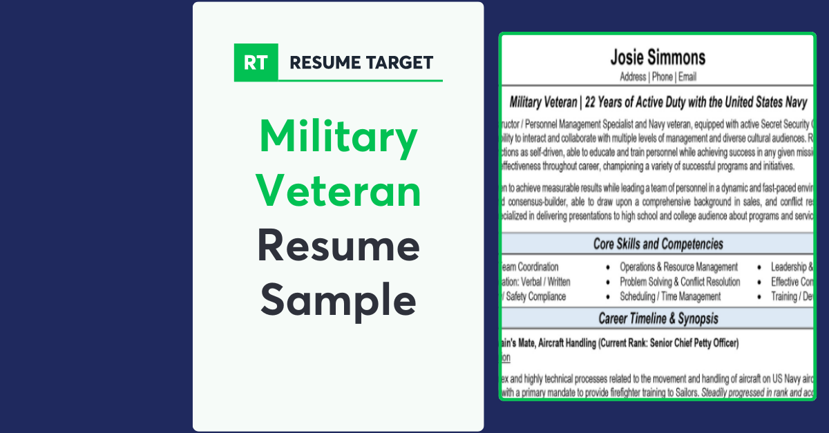 The Insider's Guide to Writing a Veteran Resume: Get Noticed and Land ...