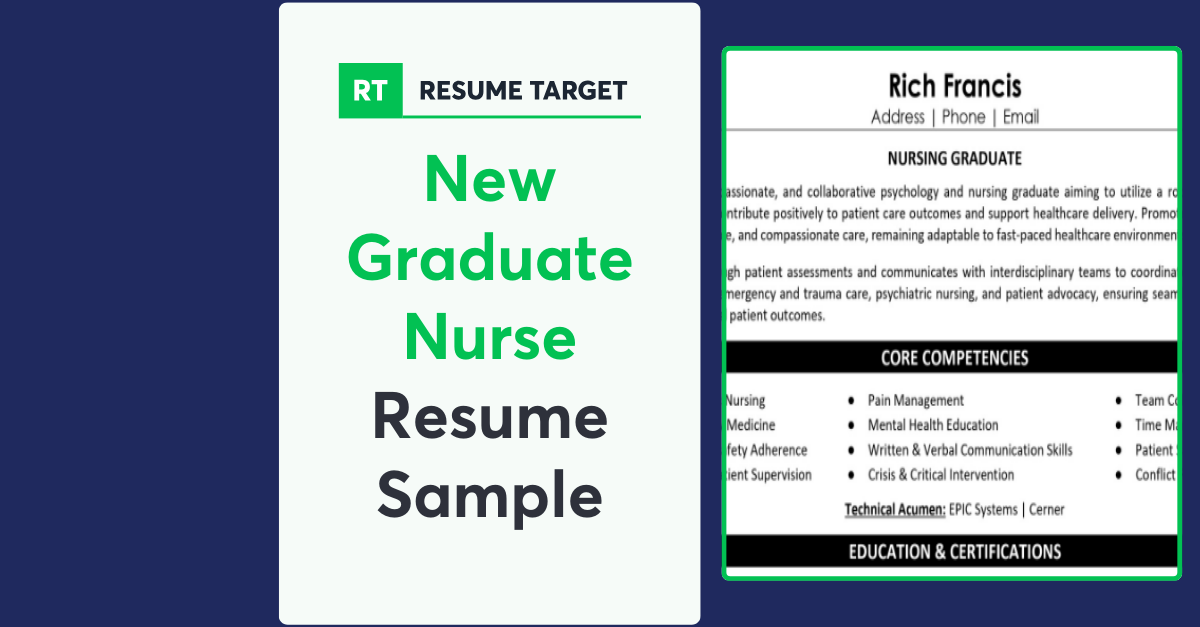 The Insider's Guide to Creating a New Graduate Nurse Resume