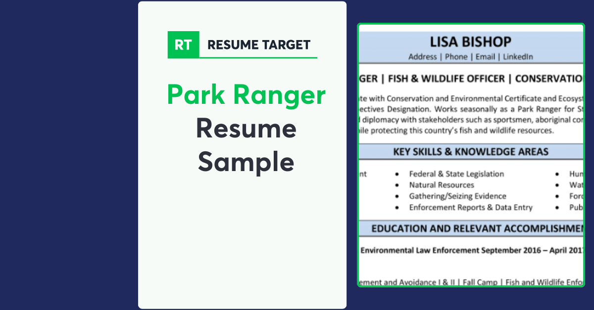 The Insider's Guide to Creating a Park Ranger Resume That Stands Out