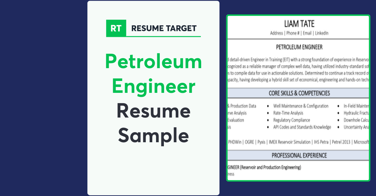 A Practical Guide to Creating a Petroleum Engineer Resume