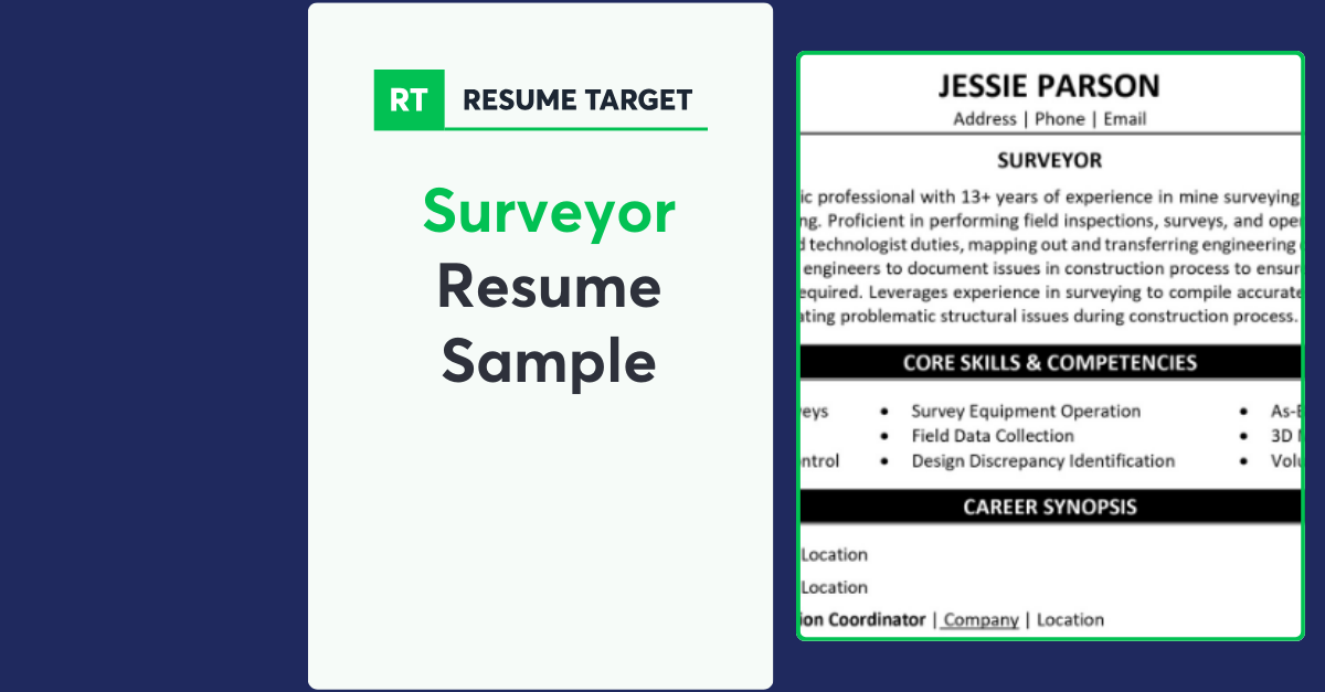 The Insider's Guide to Writing a Surveyor Resume