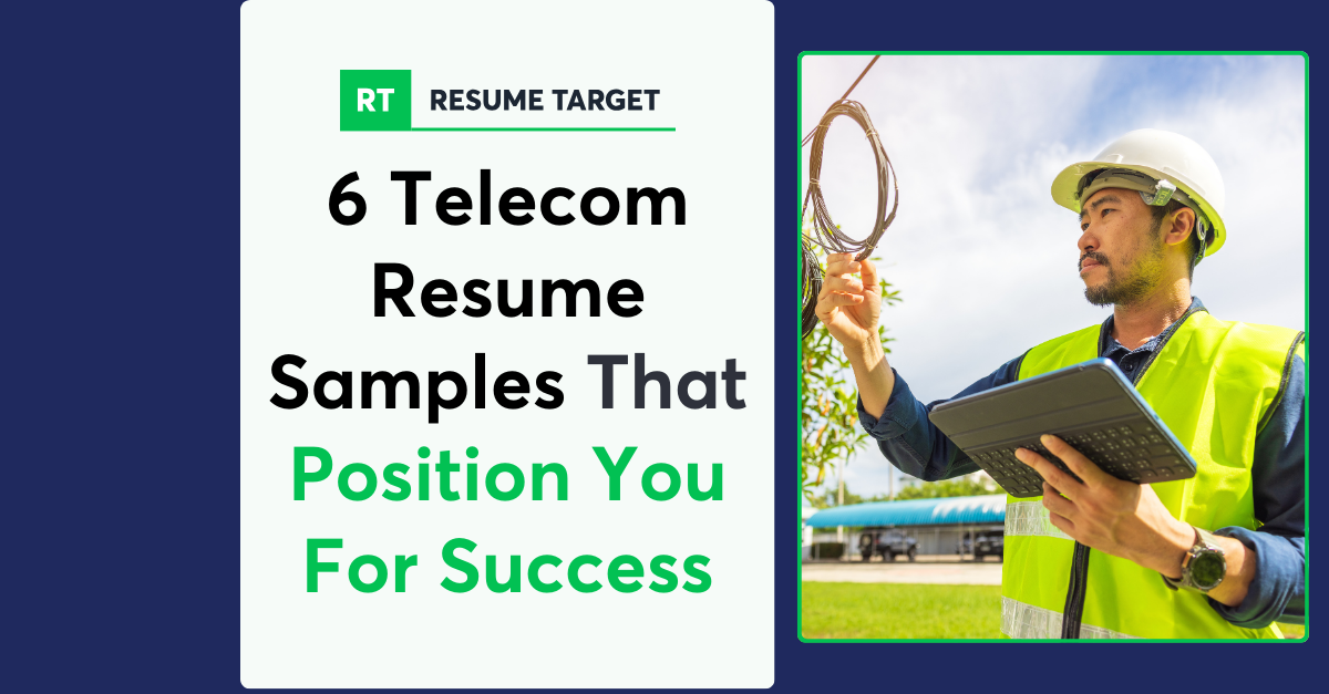 6 Telecommunications Resume Samples That Position You For Success [PDF ...