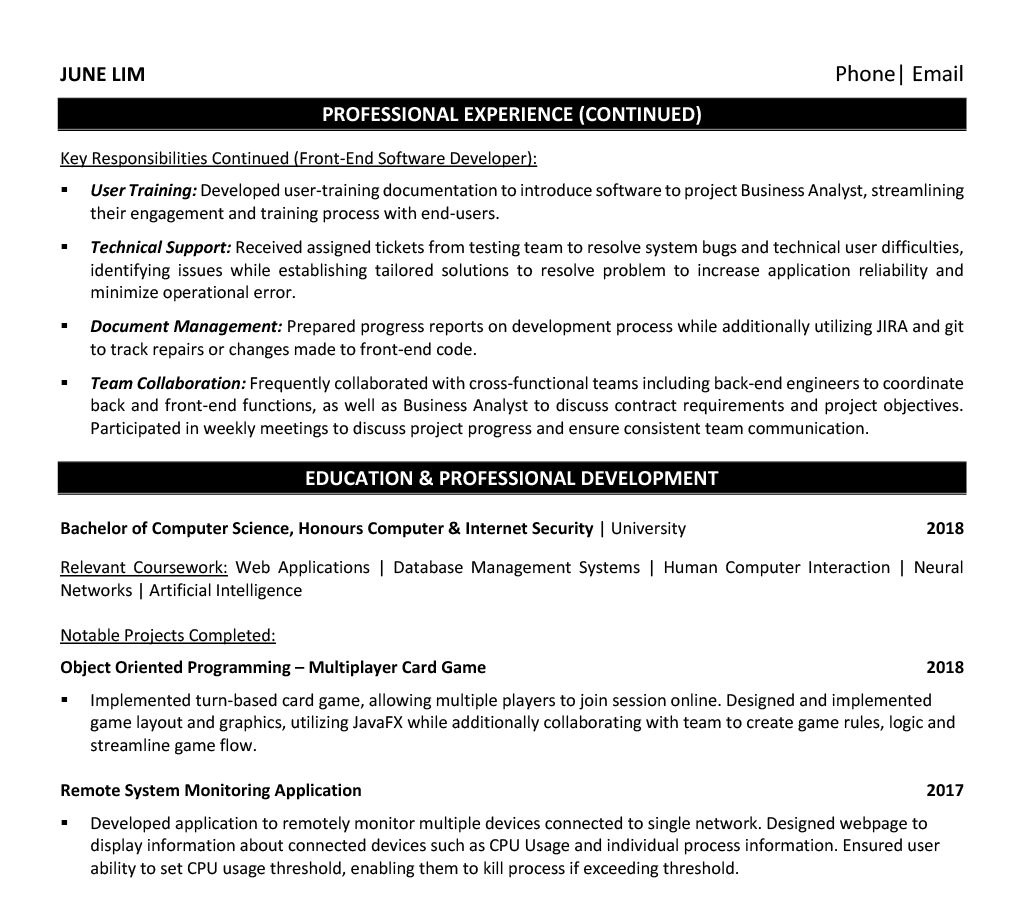The Insider's Guide to Writing a Front-End Developer Resume