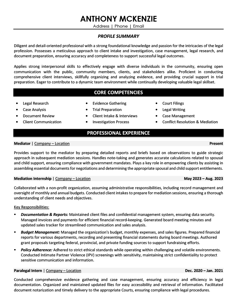 The Insider's Guide to Writing a Mediator Resume That Gets You Noticed!